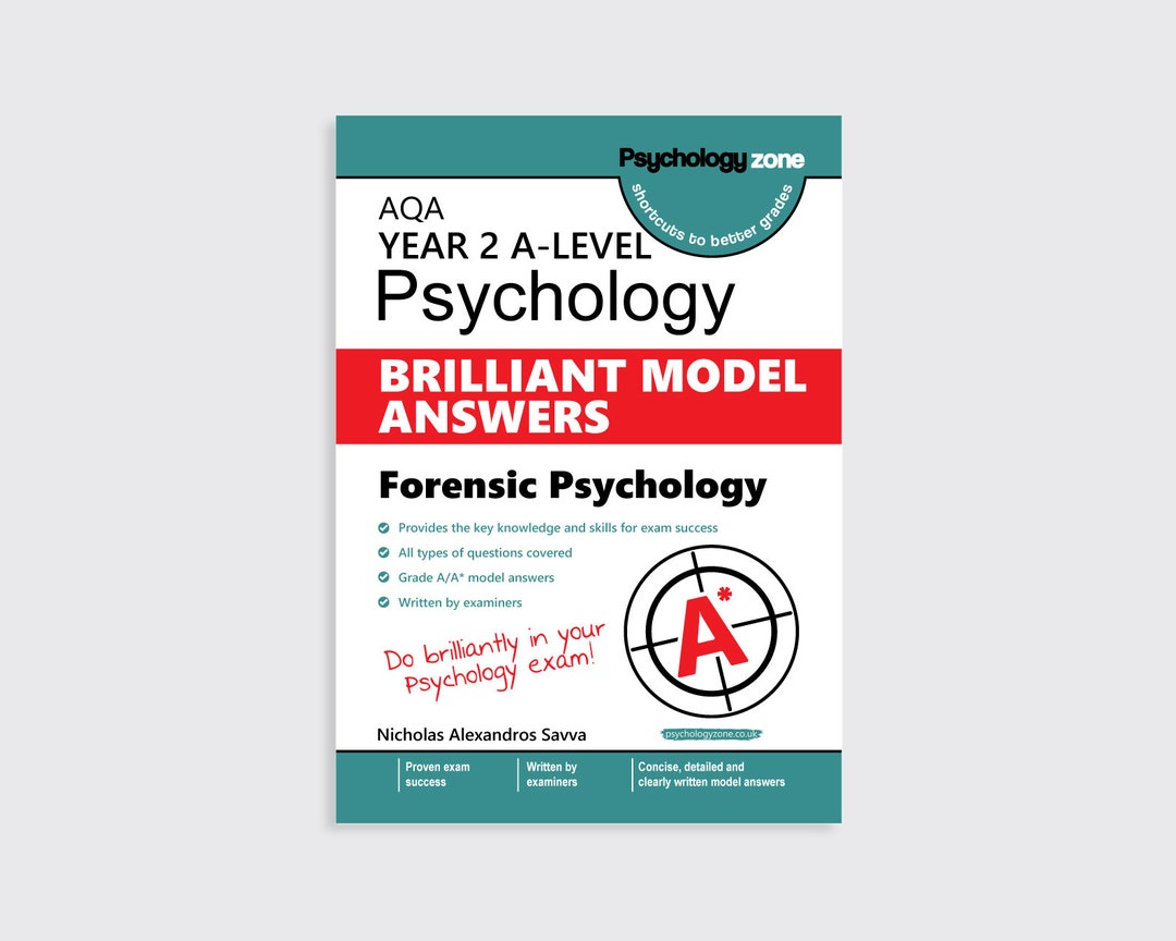 AQA A-level Psychology Brilliant Model Answers for Forensic Psychology ...