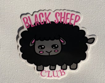 Black Sheep Sticker - Etsy