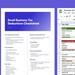 Small Business Tax Deductions Spreadsheet and Cheatsheet .csv,.xlsx, .pdf - Etsy
