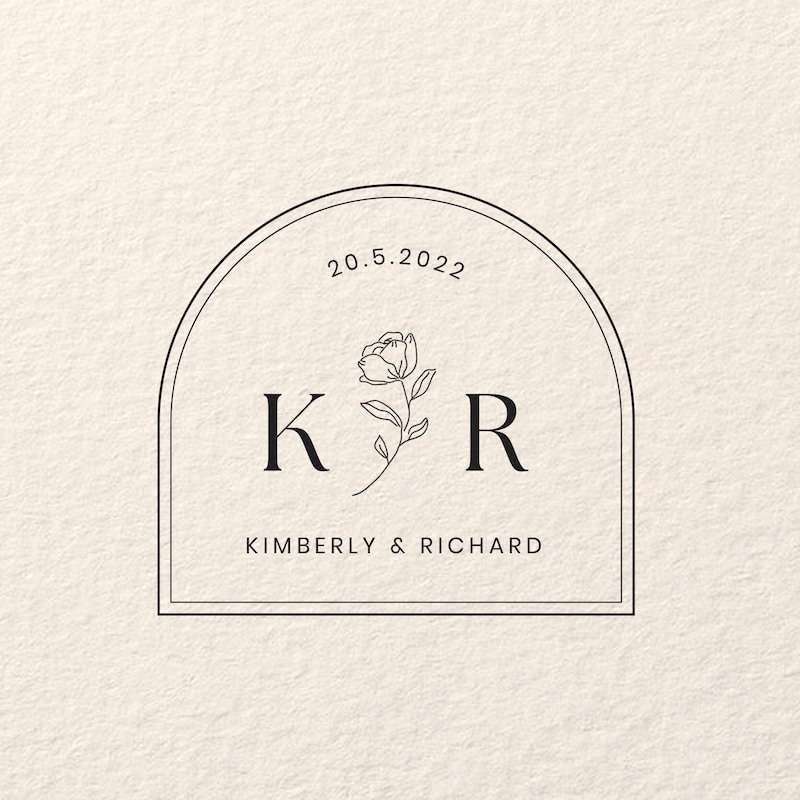 Custom Wedding Logo - Etsy