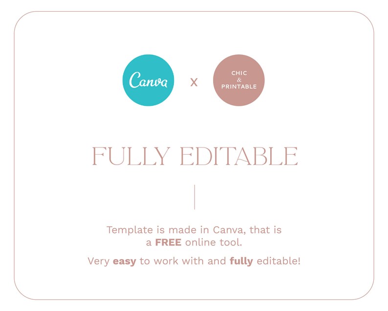 Elegant Minimalist CV Template - Customizable Canva Resume Design ...