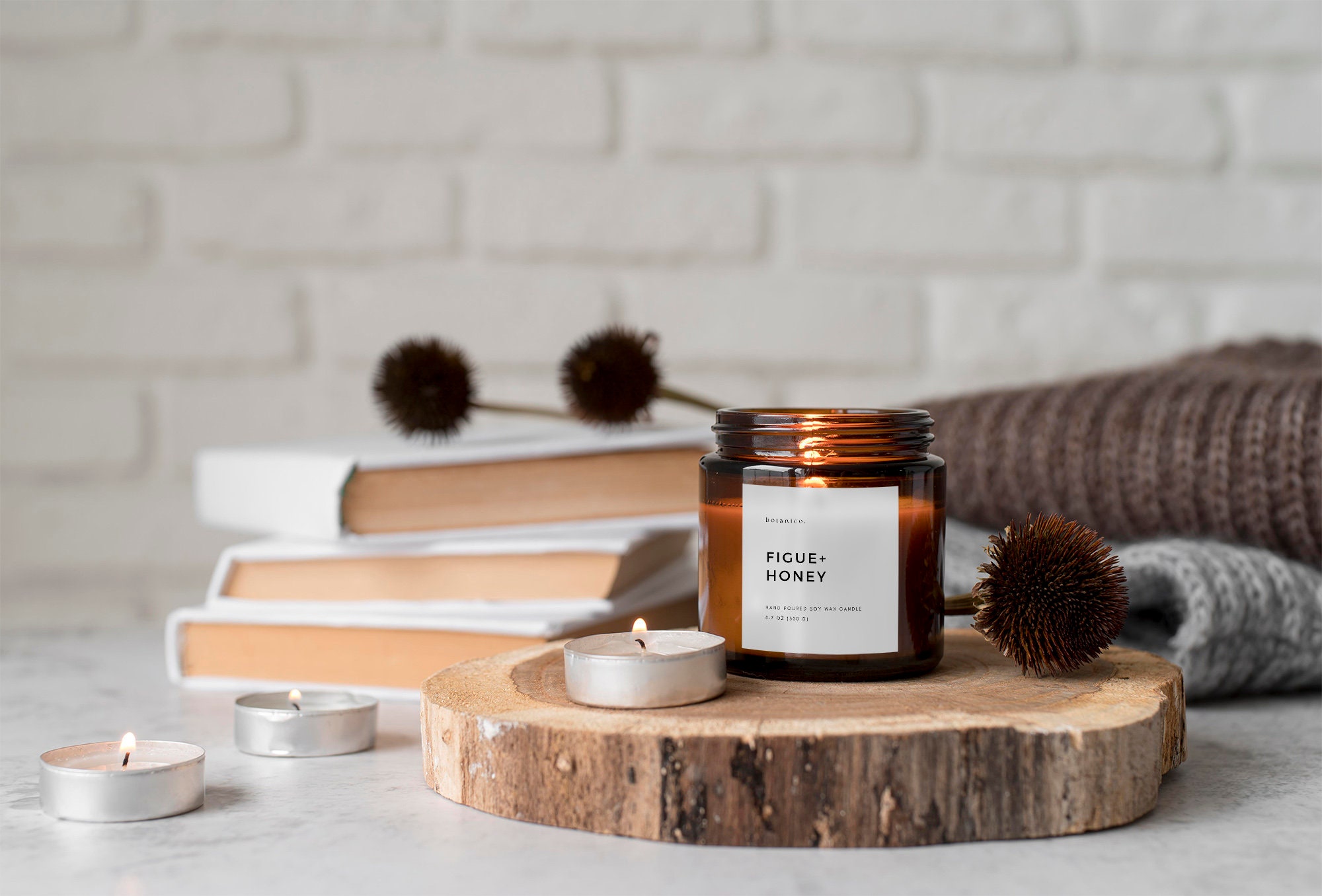 Minimal Candle Lable Template Minimal Candle Label Candle Label Design ...