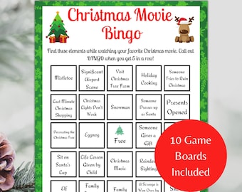 Hallmark Movie Bingo - Etsy