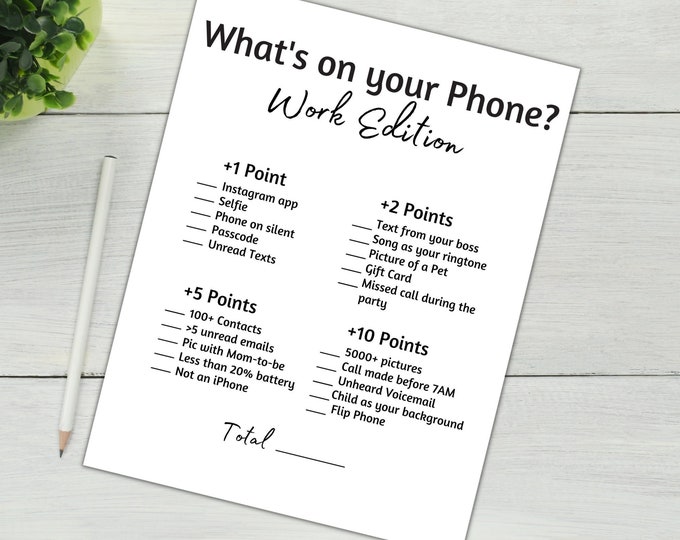 Think Fast Work Game, Office Party Game, Games for Work, Work Party ...