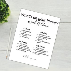 What's on Your Phone Fun Icebreaker Game, Icebreaker Games, Dinner ...