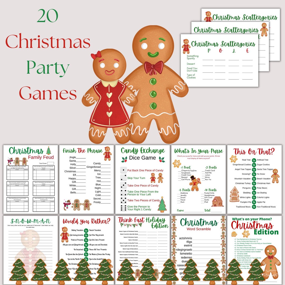 20 Christmas Office Party Games, Christmas Work Ice Breakers, Team ...