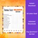 Think Fast Printable Scattergories Halloween Party Game, Halloween ...