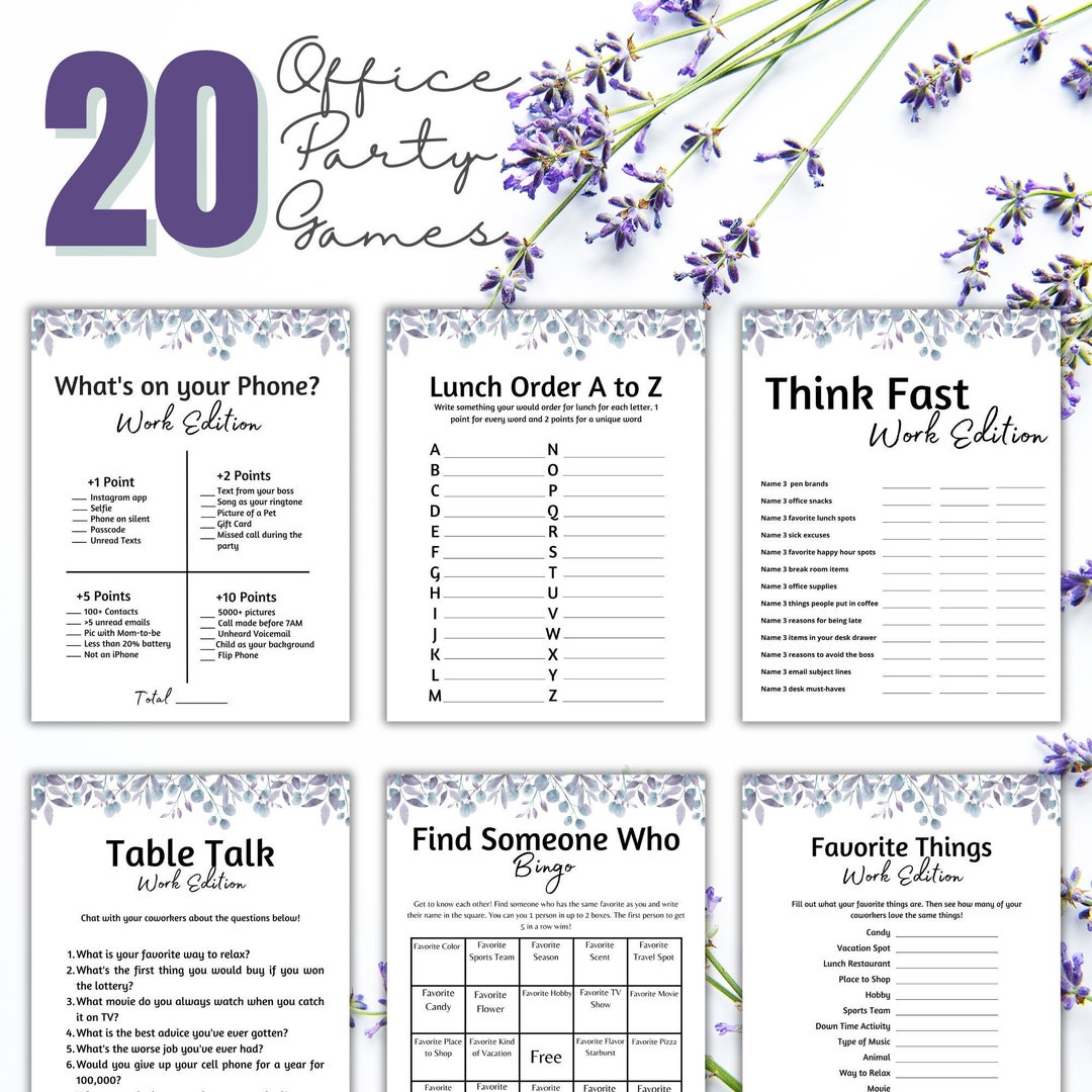 Office Games, Work Party Games, Staff Games, Team Meeting Games, Work ...