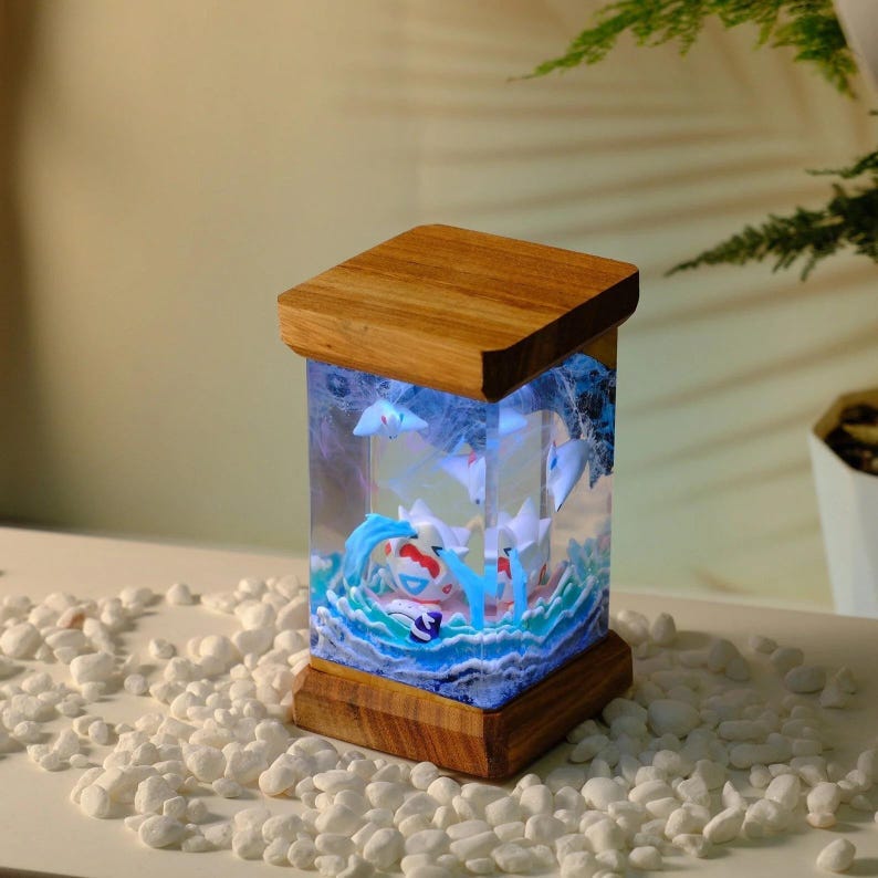 Togepi Ocean Adventure Lamp – Anime Resin Night Light – Gift for ...