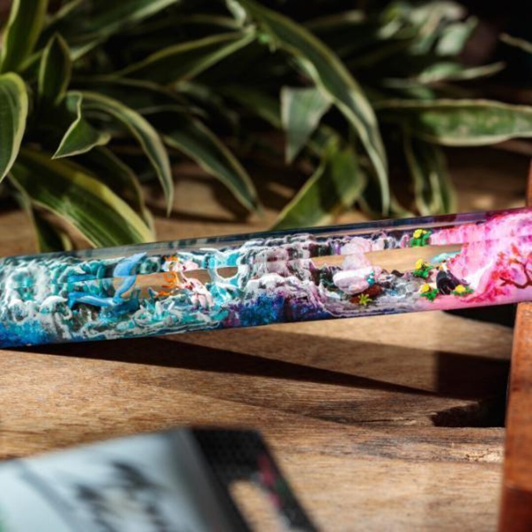 Pokemon Collectible Custom Spacebar Keycap, Resin Artisan Keycap for ...