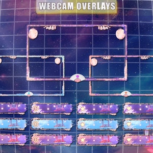 Twitch Animated Overlay Pack for Stream | Serenity Gate | Anime ...