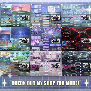 Twitch Animated Overlay Pack for Stream | Serenity Gate | Anime ...