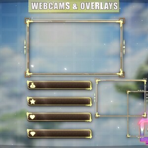 Animated Fantasy Twitch Overlay Pack for Stream | Sky Island | RPG ...