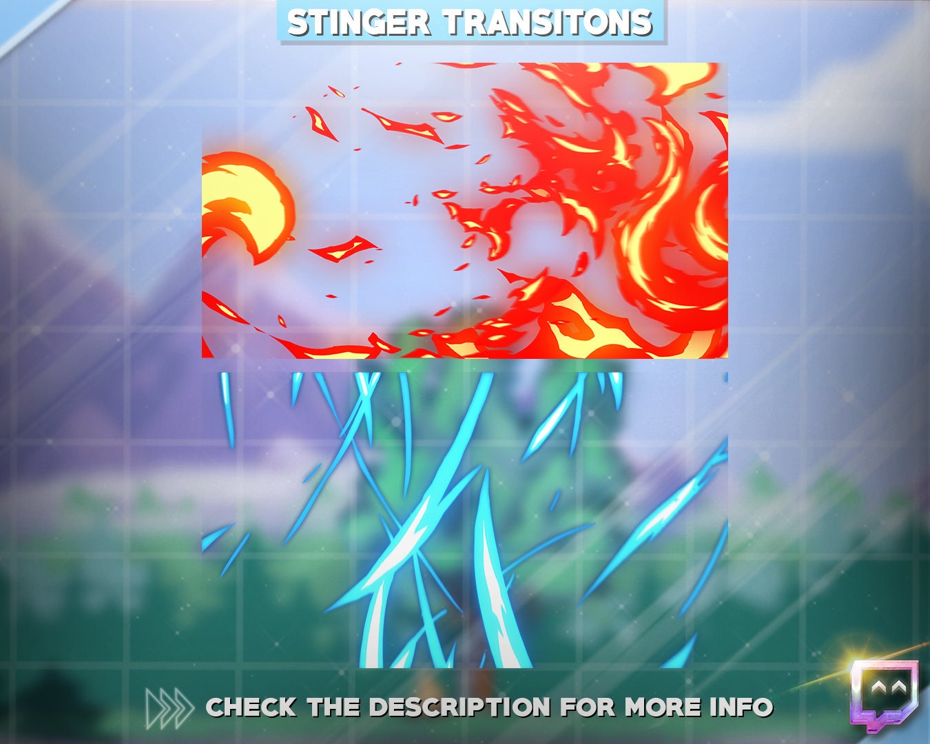 Animated Pixel Art Stream Overlays Pack RPG Twitch - Etsy