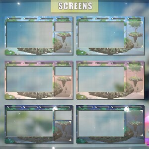 Animated Fantasy Twitch Overlay Pack for Stream | Skyward | RPG - Magic ...