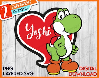 Super Mario Valentines | Etsy