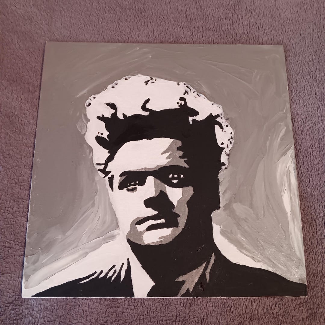Handmade Eraserhead Acrylic Painting - Etsy