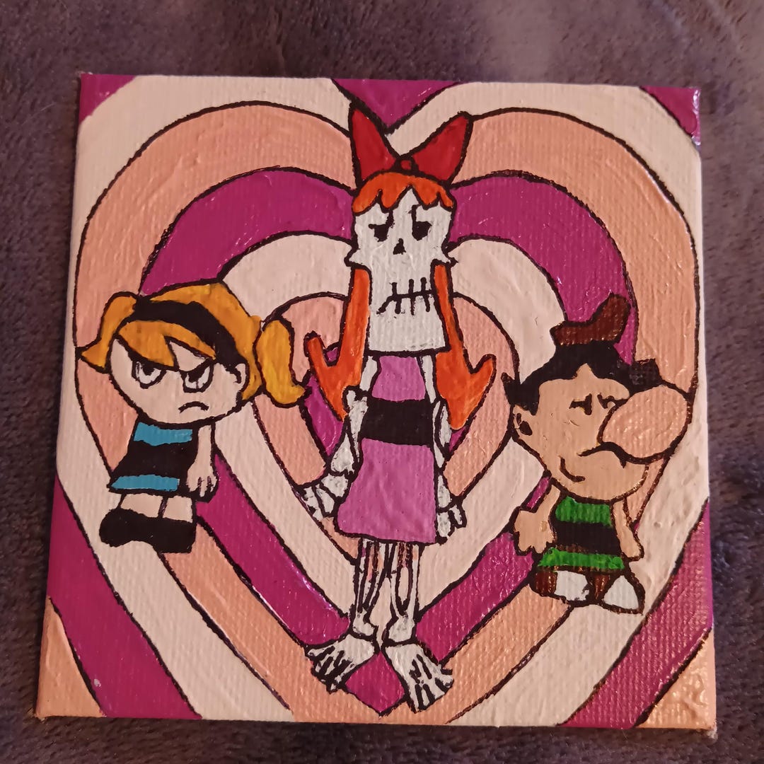 Handmade Powerpuff Girls/grim Adventures of Billy and Mandy Acrylic ...
