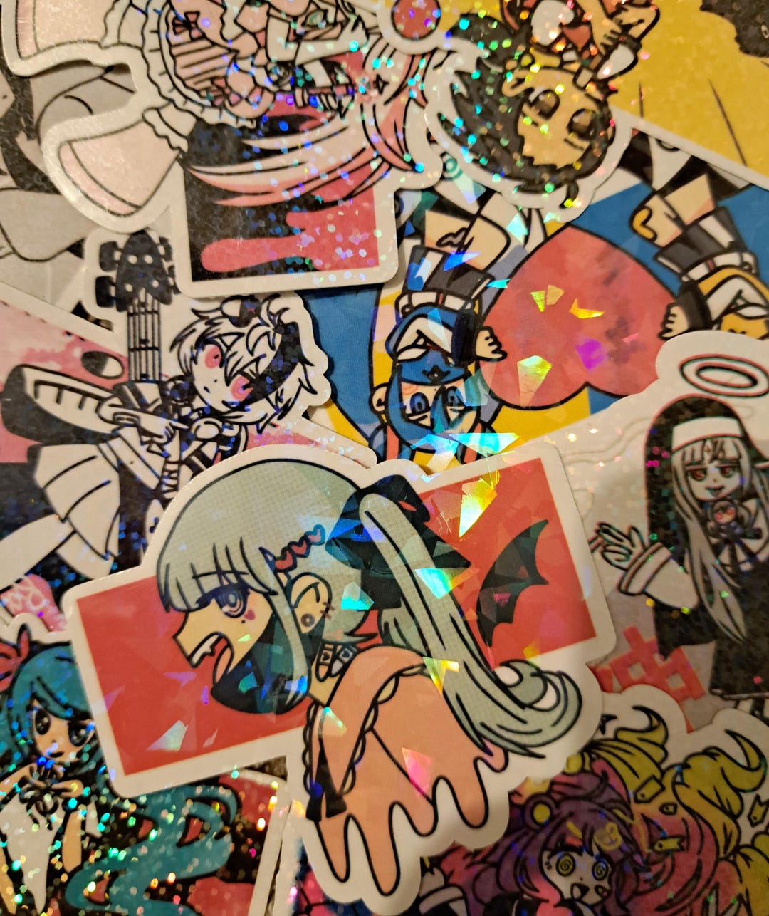 Vocaloid Song Holographic Stickers {OLD} Anime Hatsune Miku Vflower Rin ...