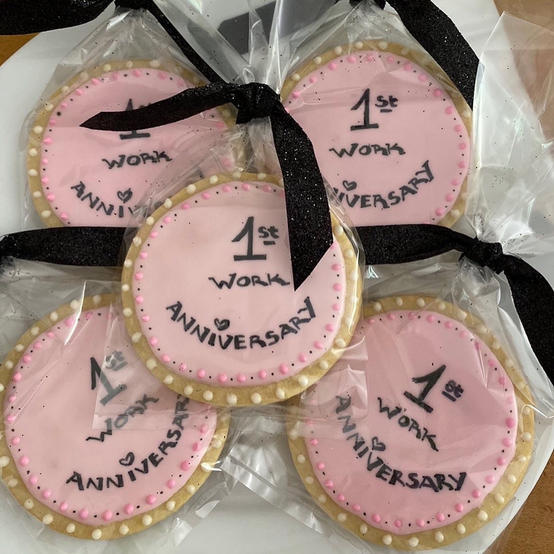 Work Anniversary Sugar Cookies - Etsy
