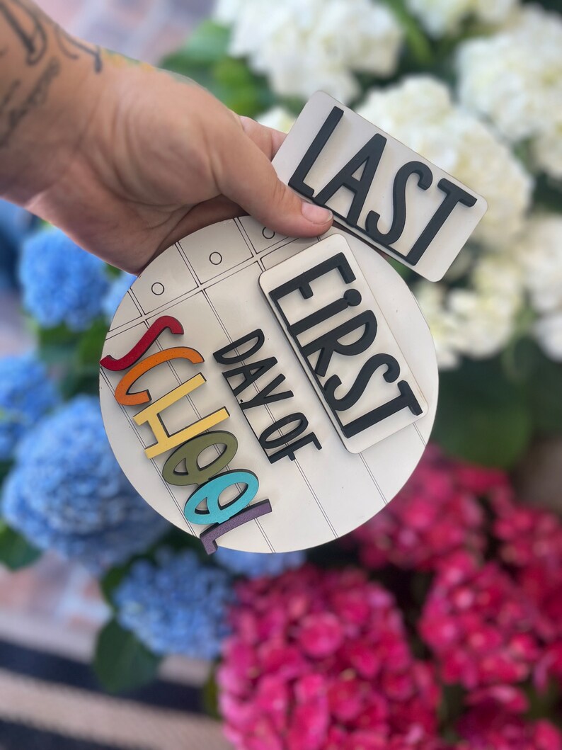 Student Photo Prop Teacher Gift Sign SVG Laser File , First Day of ...