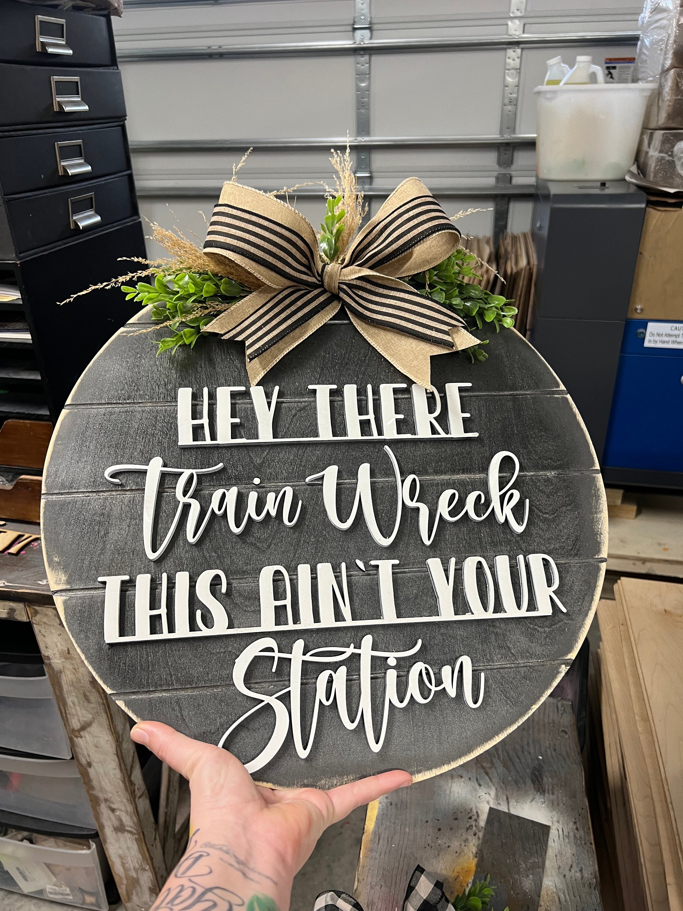 Funny Round Signs SVG Round SVG Files Door Hanger Svg - Etsy Australia