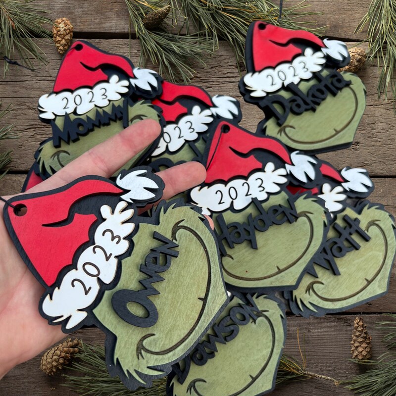 Grinch Laser File - Etsy