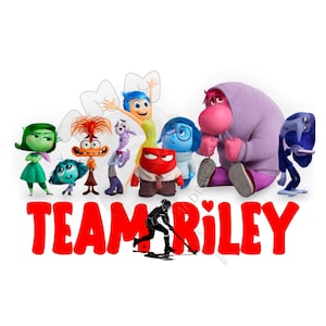 Team Riley, Inside 2 Png, Svg Files, Png for T Shirts DTF and ...