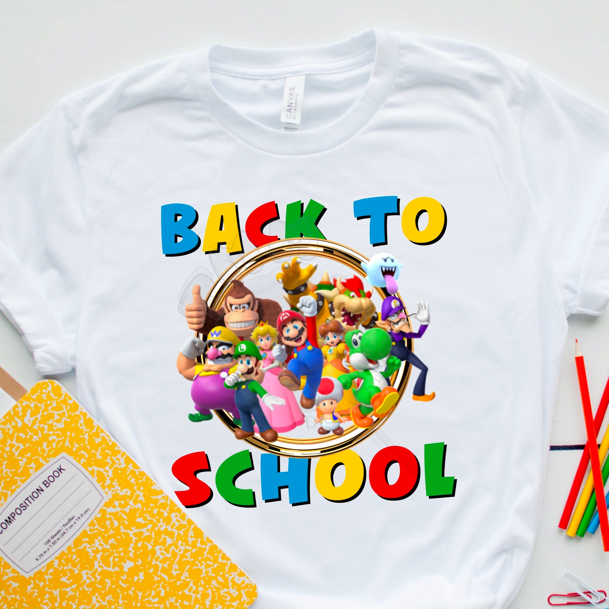 Marioo Back to School Grades Bundle Png, Racing Friend Back to School ...