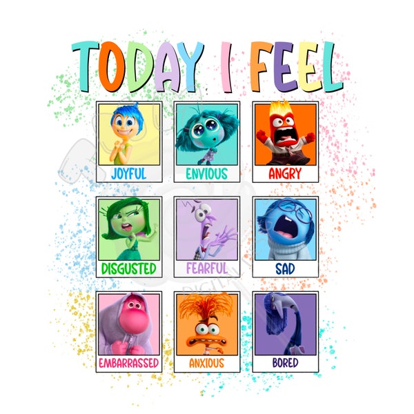 Today I Feel Inside Out 2 Png - Etsy