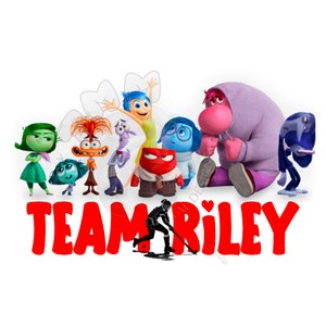 Team Riley, Inside 2 Png, Svg Files, Png for T Shirts DTF and ...