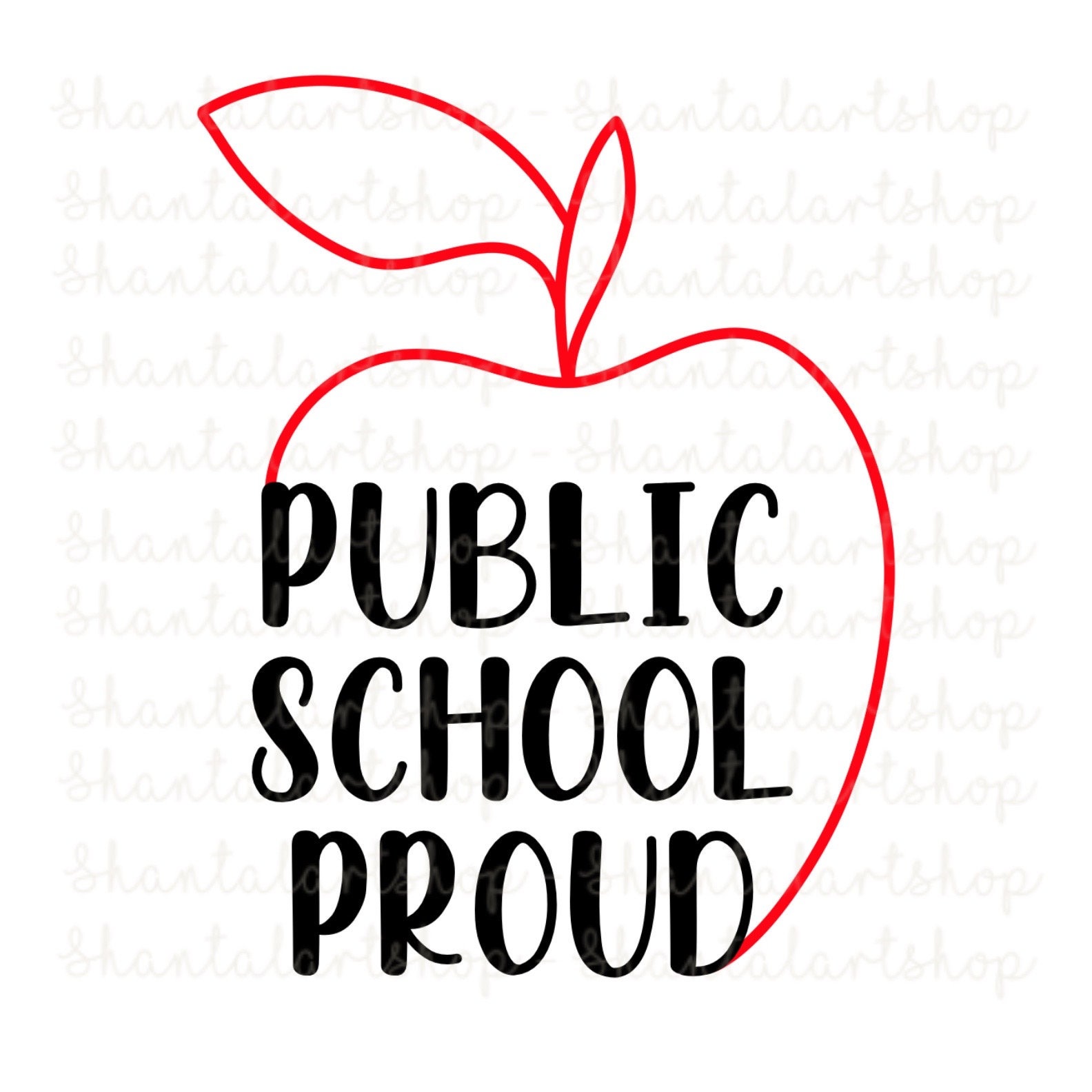Public School Proud, Teacher T-shirt, Teacher Png File, Teacher ...