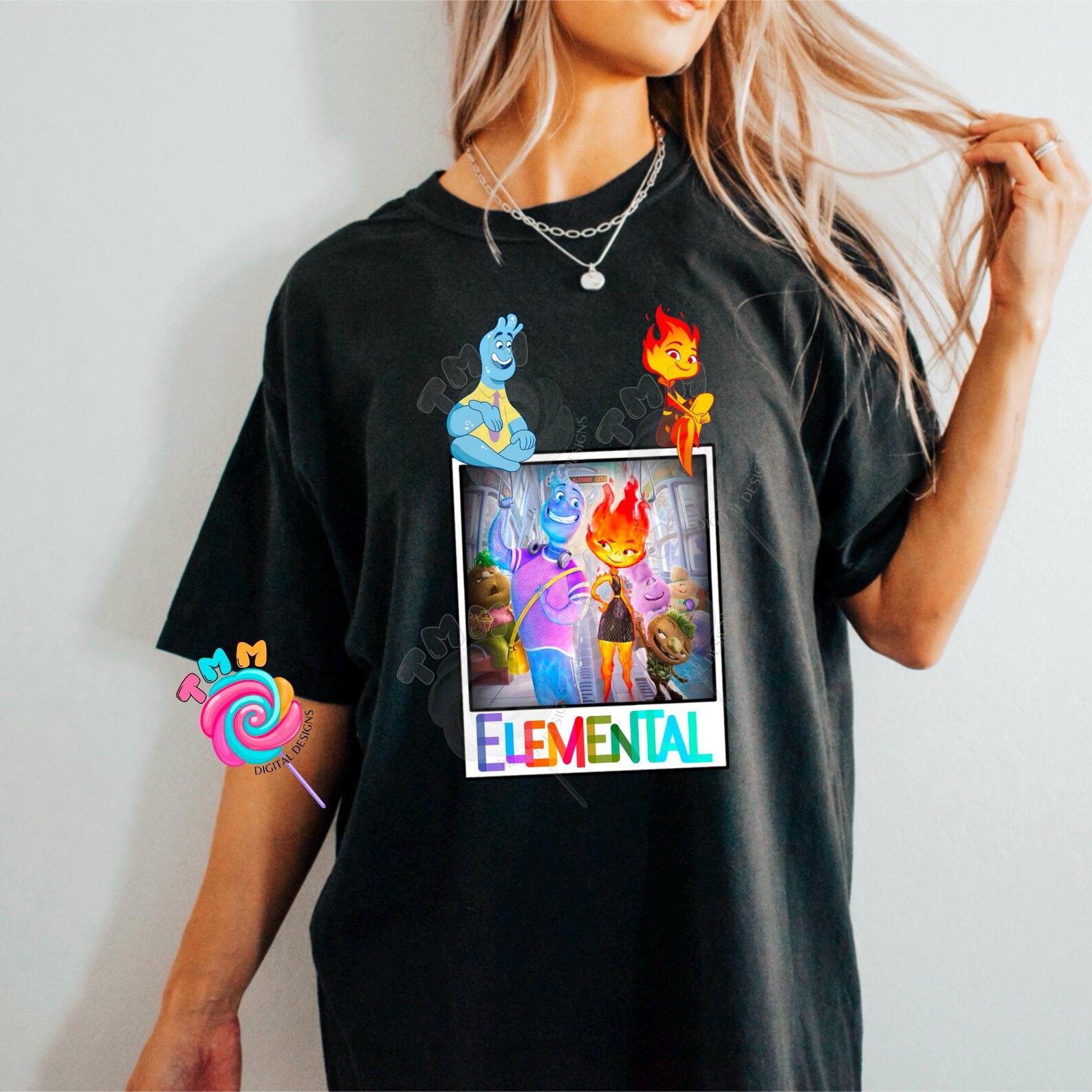 Elementall Polaroid Vintage Png Files, Fire and Water Movie Png, Kids ...