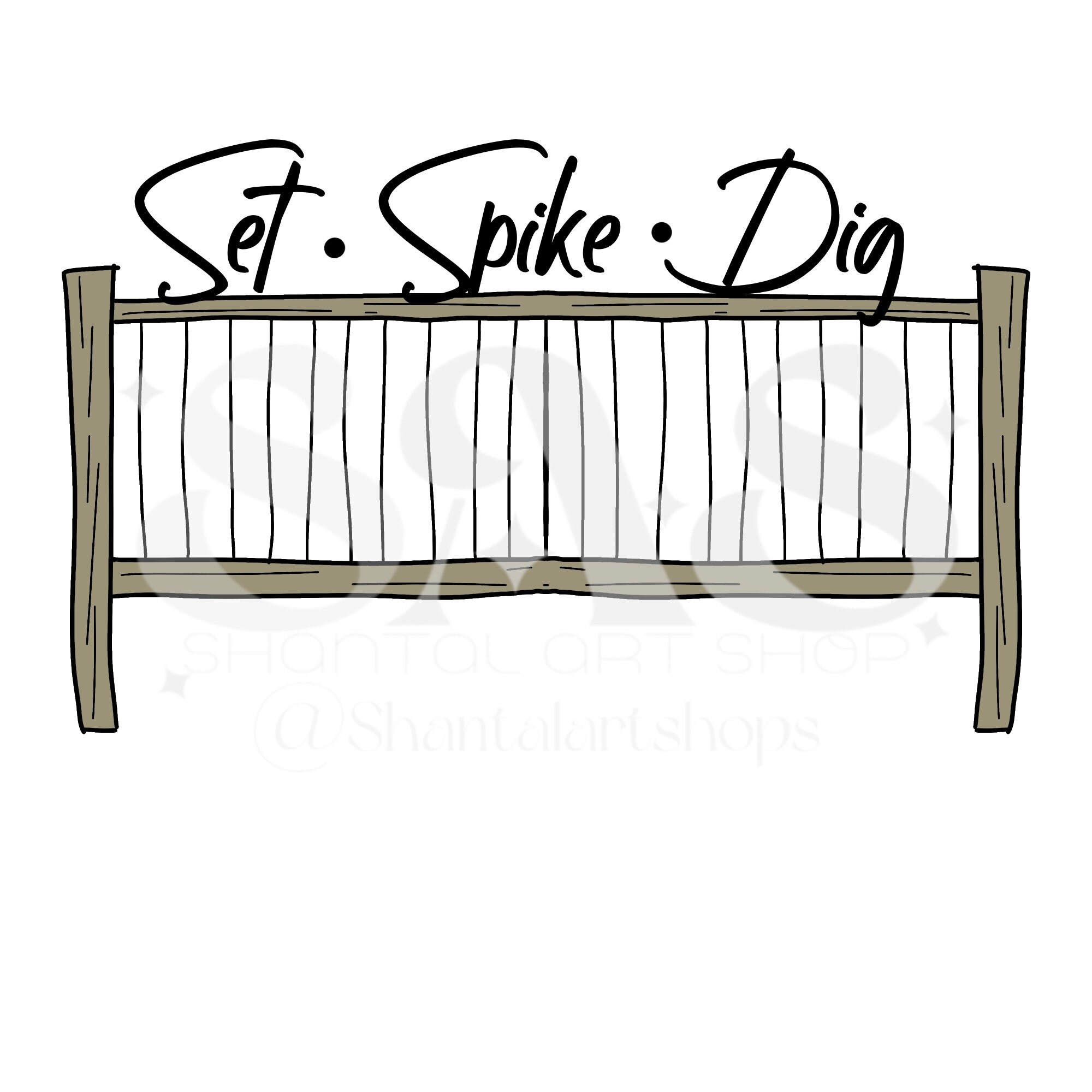 Volleyball Png, Set, Spike, Dig Png T-shirt, Digital Png File for ...