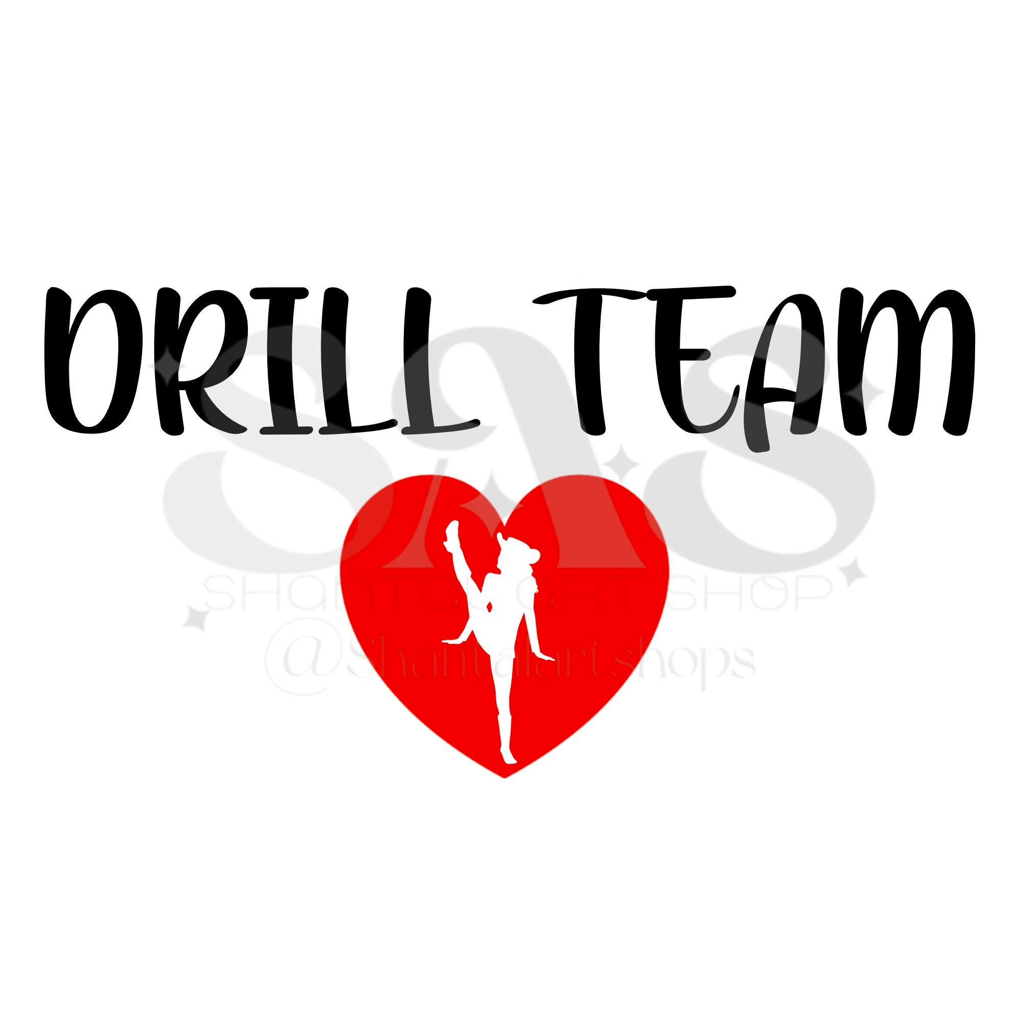 Drill Team PNG File Perfect for Decals Sublimation, Transfers, T-shirts ...