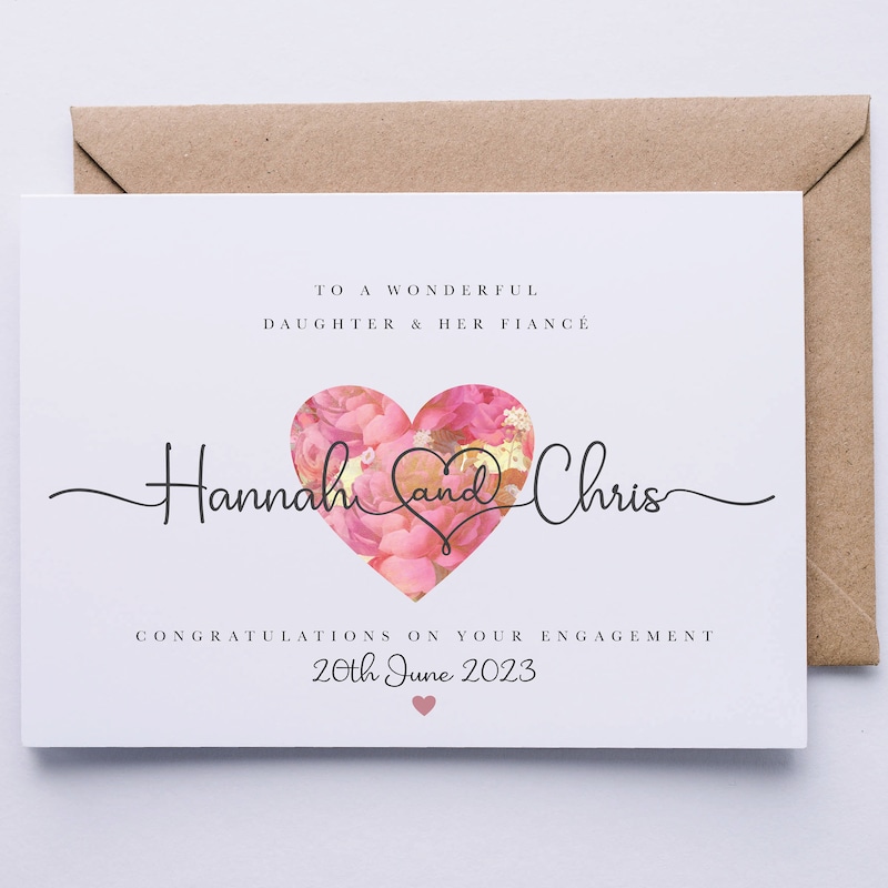 Personalised Fiance Card - Etsy UK