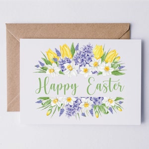 Happy Easter Card, Pack of Easter Cards, Easter Cards in a Pack, Spring ...
