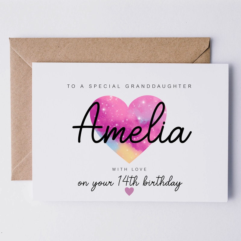 Amelia Birthday Card - Etsy UK