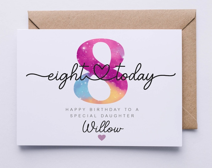 18th Birthday Card, Personalised Card, Eighteen Today, Card for 18th ...