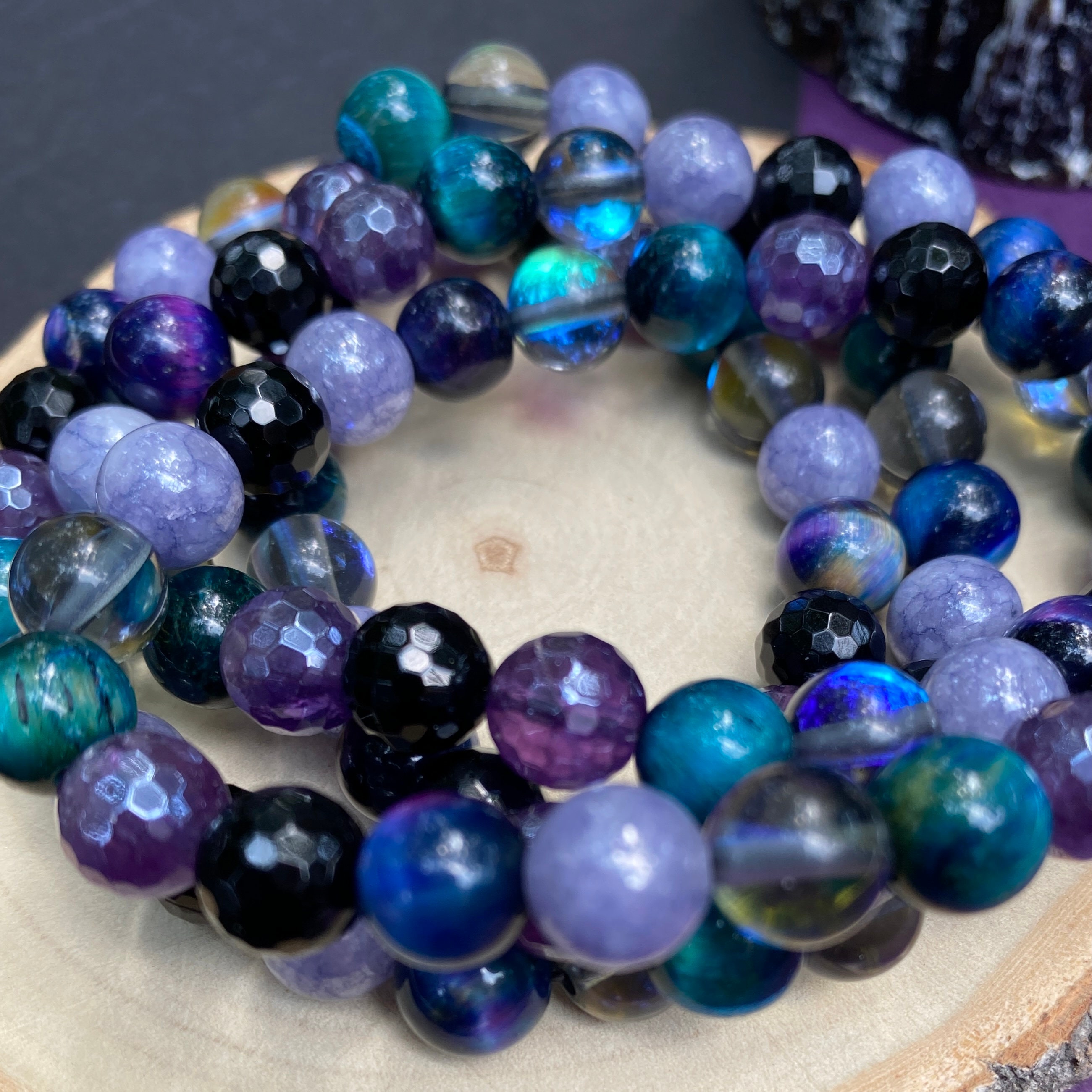 Ocean Witch Bracelet, Sea Jewels, Mermaid Inspired Gemstone Jewelry ...