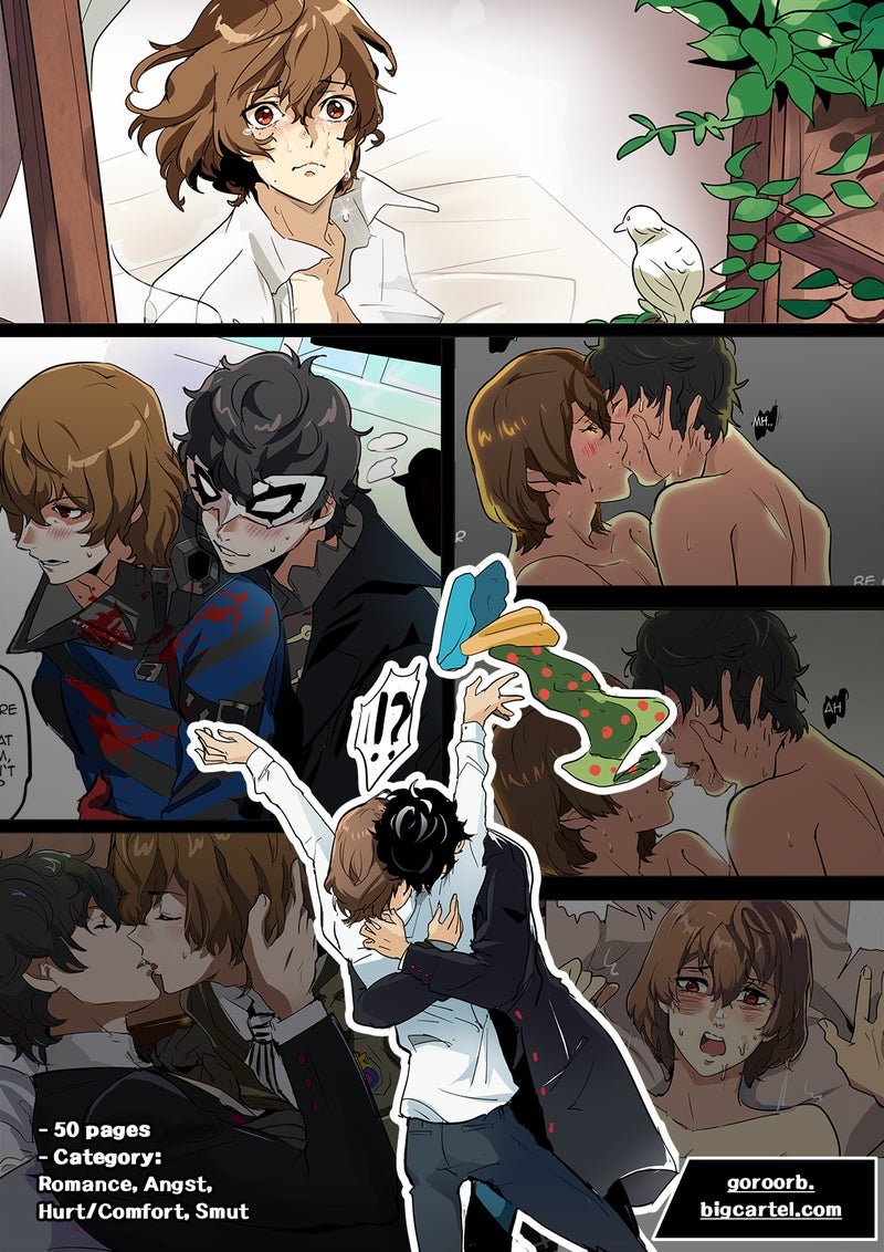 Joker X Akechi Doujinshi awkward Reunion Persona 5 Royal - Etsy