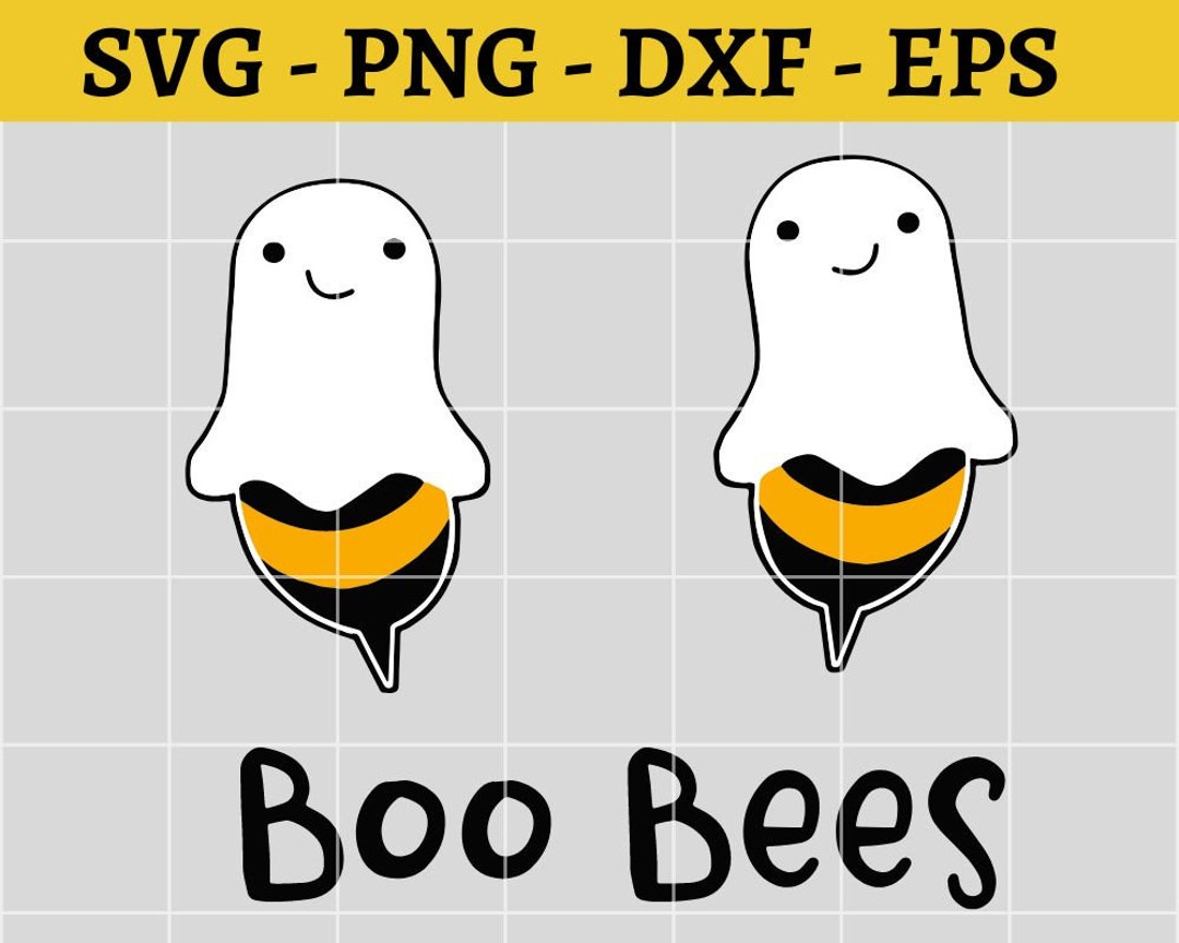 Boo Bees Svg Halloween Ghosties Humor Bees Svg Png - Etsy