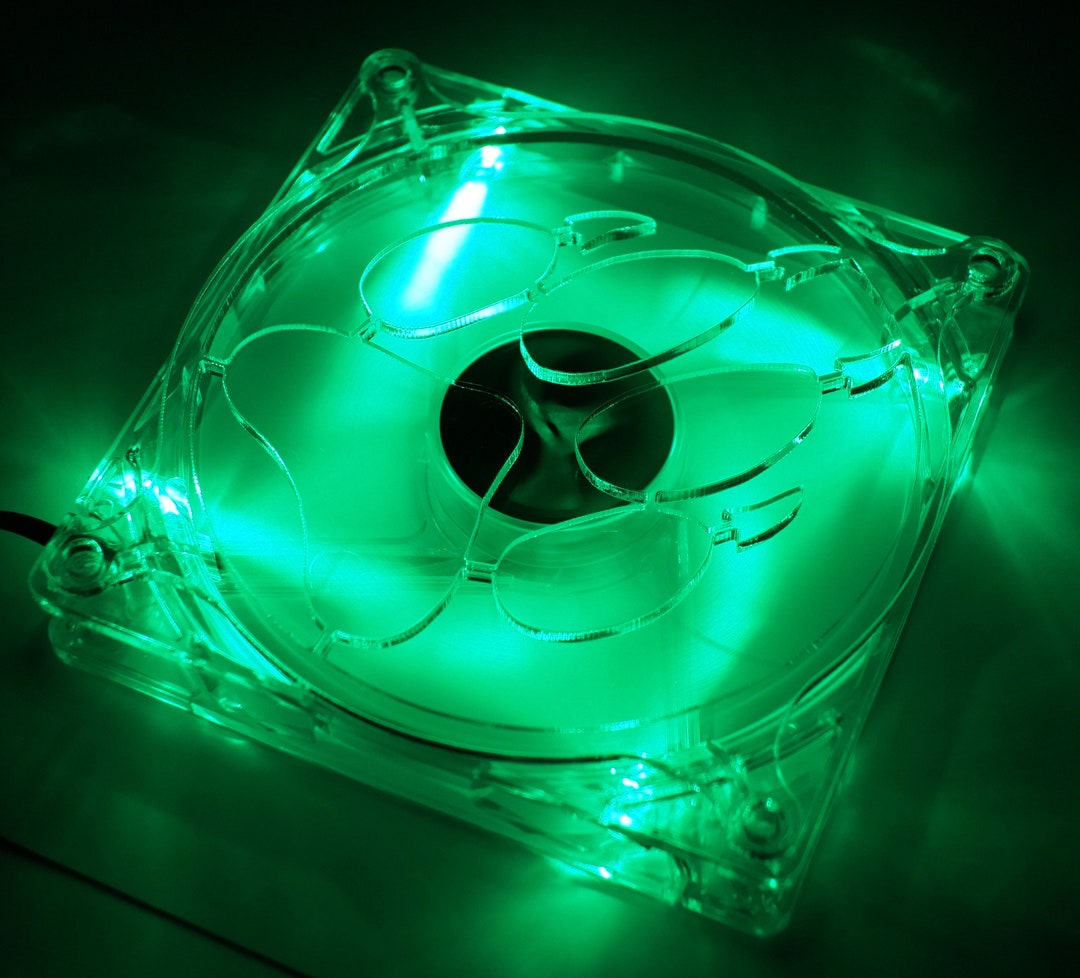 PC Fan Grille 120 Mm Made of Acrylic Glass Slim Laser Cut With a Wolf ...