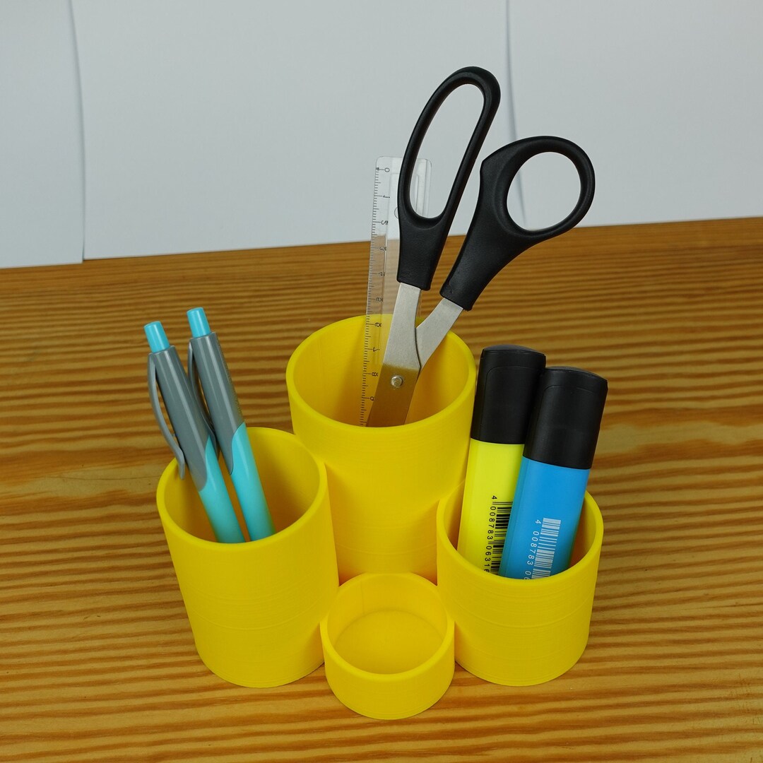 Practical 3D Printed Pen Holder to 3D Print Yourself - Etsy