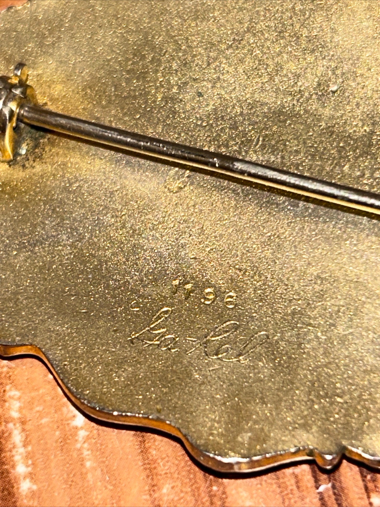 Vintage Obsolete Trans-west Security District Supervisor Badge Gold ...