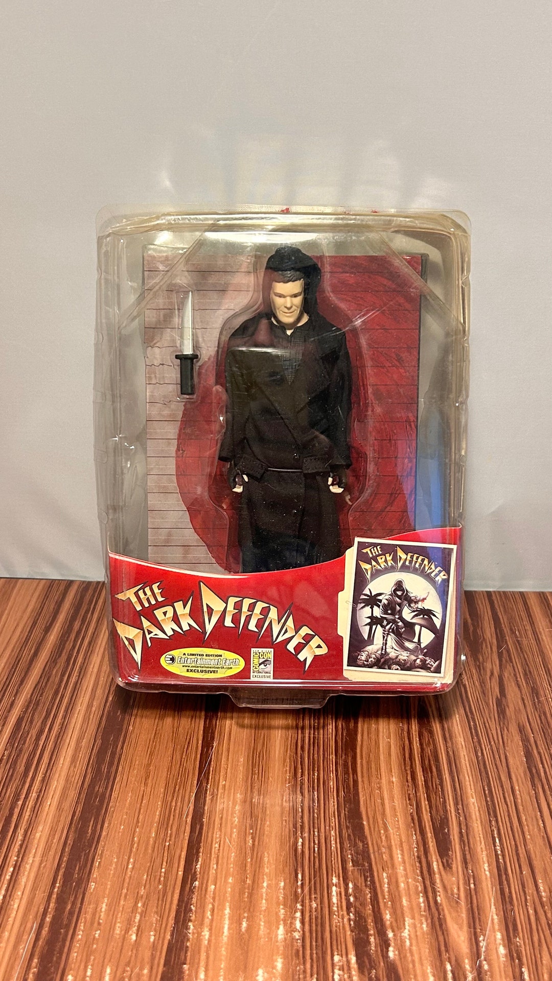 Dexter the Dark Defender Figure W/knife Comic Con Exclusive 2009 Rare ...