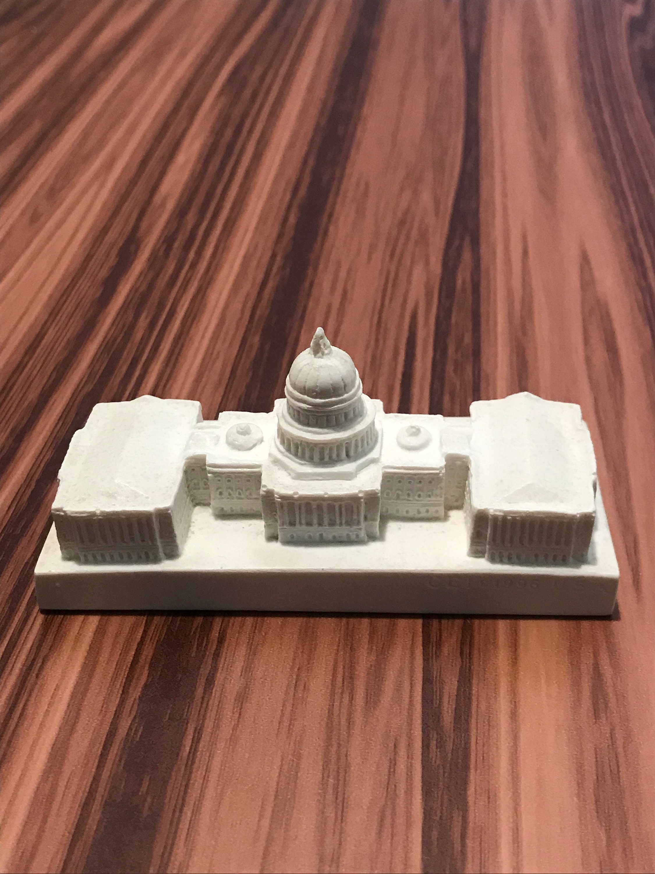 Vintage United States State Capitol Mini Building Bonded Marble 1996 ...