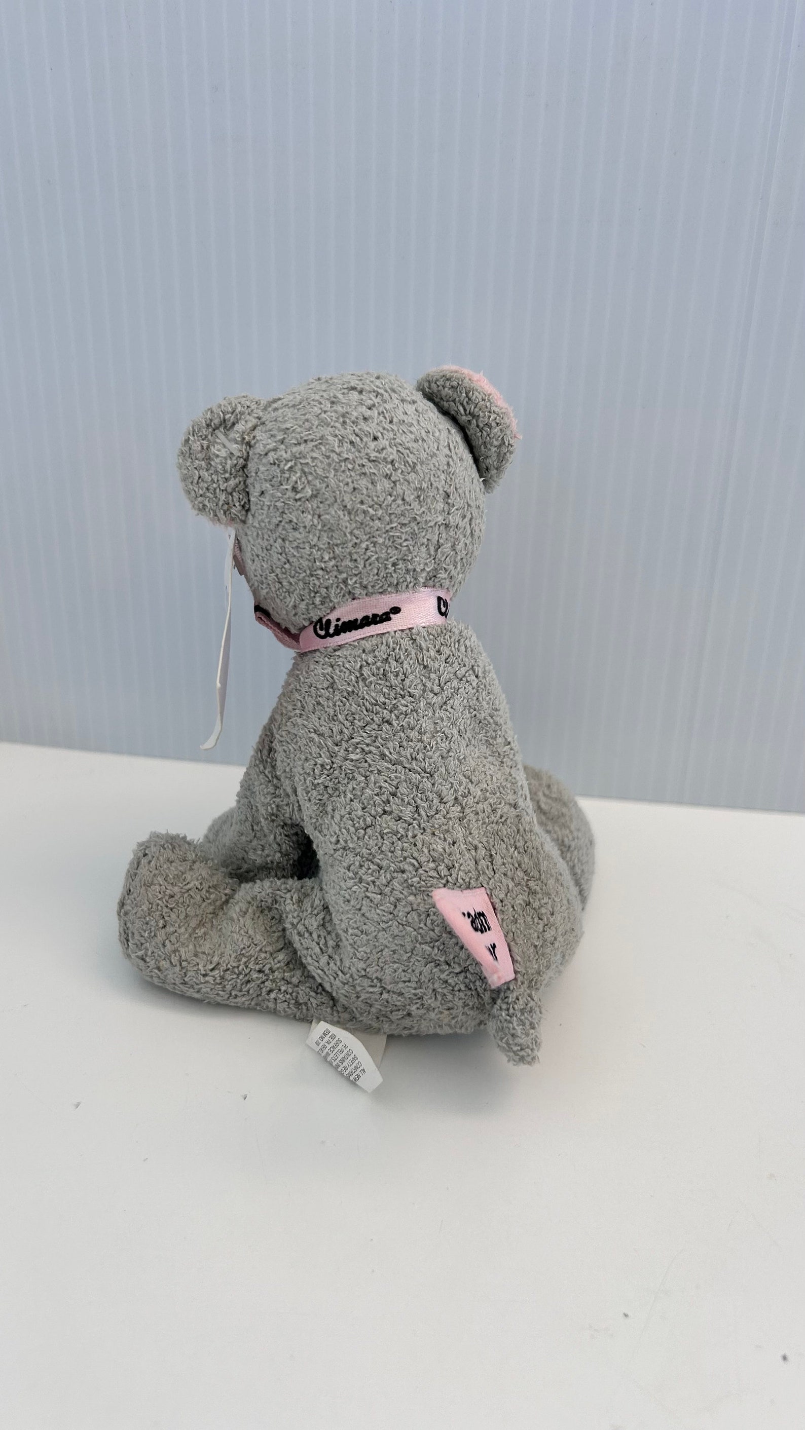 Russ Berrie Grandma Bear Bean Bag Chamois Gray Pink Plush Climara Very ...