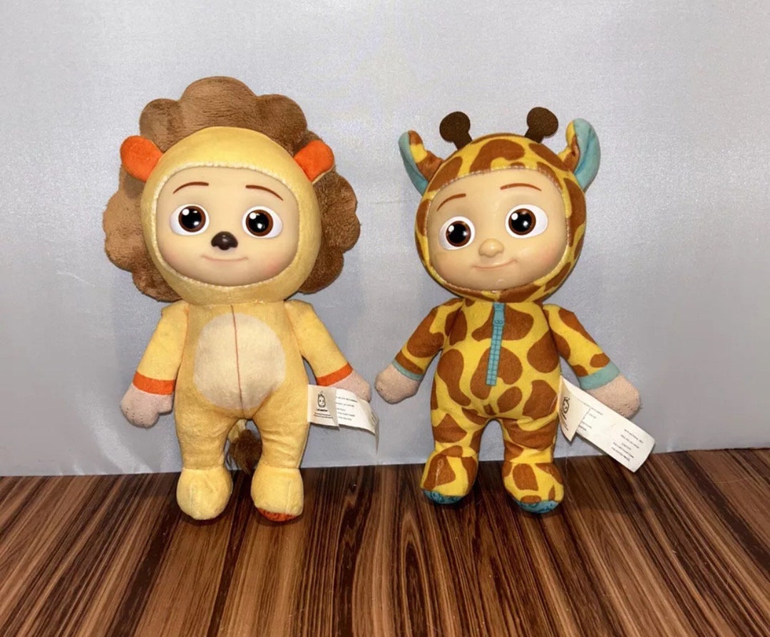 Cocomelon JJ Animal Plush Gift Set Lion Cat Giraffe Doll Lot Bundle - Etsy