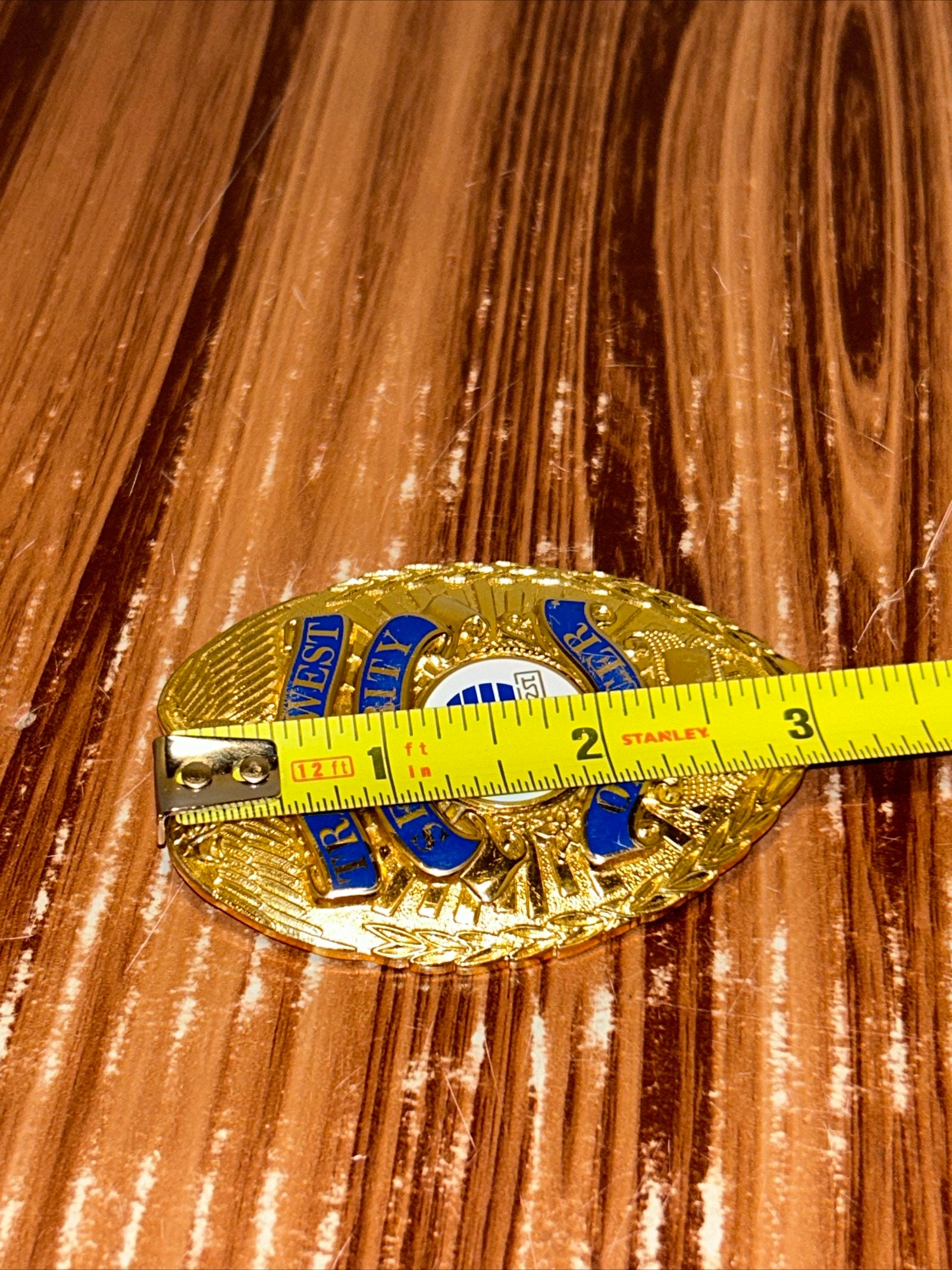 Vintage Obsolete Trans-west Security Badge Gold Plated ID# 16 - Etsy